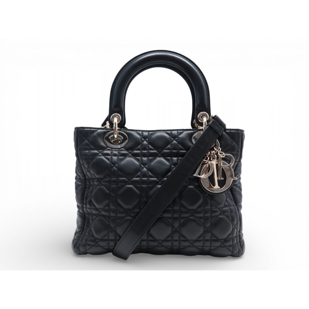sac a main christian dior lady medium en cuir