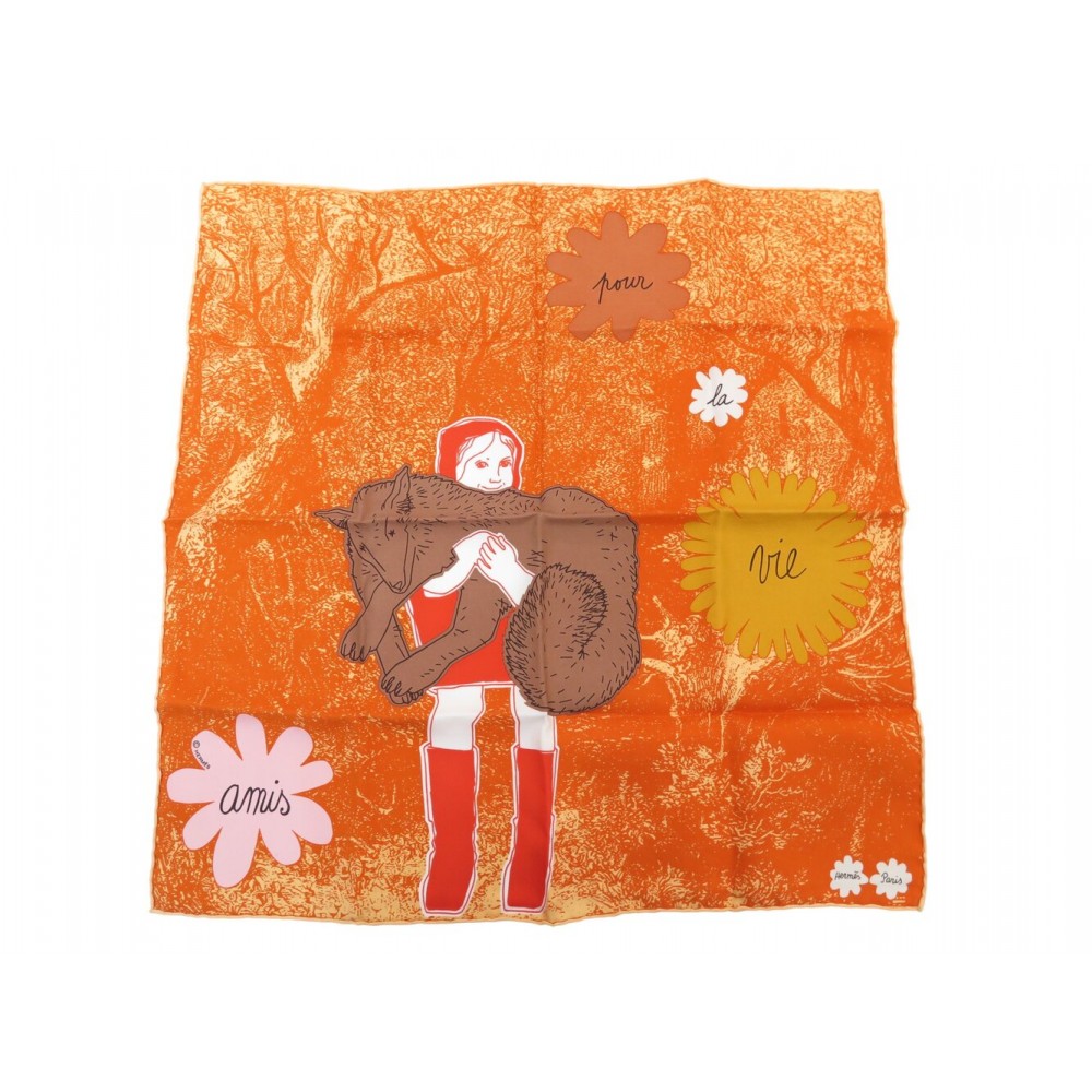 rare foulard hermes gavroche amis pour la vie